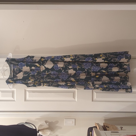 Merona | Dresses | Green Floral Maxi | Poshmark